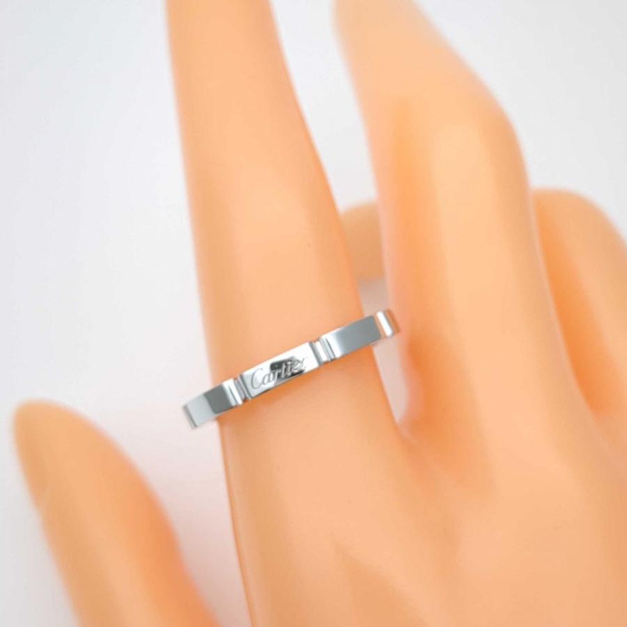 MAILLON DE CARTIER カルティエ マイヨンパンテールリング K18WG 4.9g サイズ59 18.5号 Gカード 磨き済 指輪 Cartier 中古 3111/藤枝インター店 ...