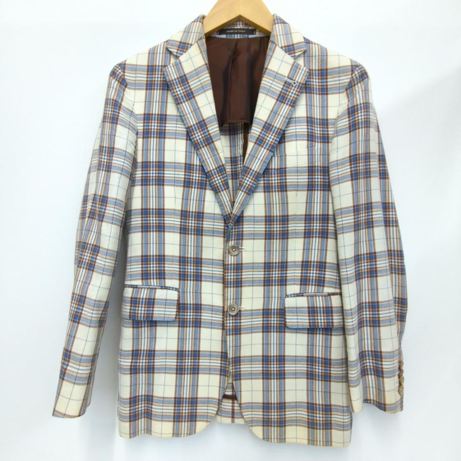 TAGLIATORE TAGLIATORE メンズ ジャケット ベージュ チェック タリアトーレ 3115/登呂店 : ピックアップジャパン ヤフー店 - 通販 - Yahoo!ショッピング