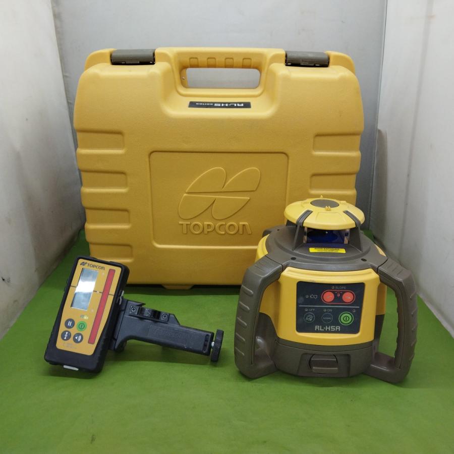 TOPCON RL-H5A ローテーティングレーザー 受光器、ケース付き 3116/工具宮竹店 : ピックアップジャパン ヤフー店 - 通販 - Yahoo!ショッピング
