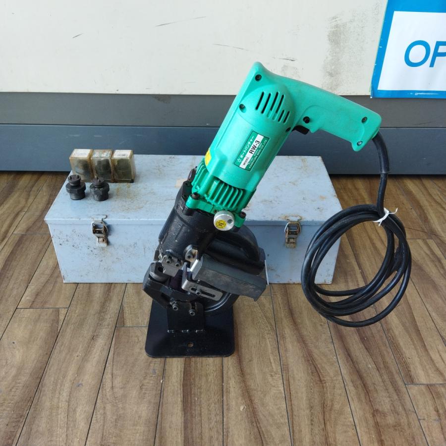 KAMEKURA RW-3 ポートパンチャー 電動油圧式 3116/工具宮竹店 : ピックアップジャパン ヤフー店 - 通販 - Yahoo!ショッピング