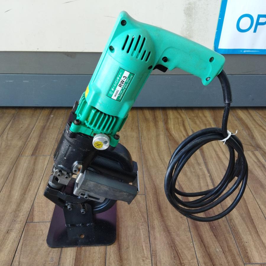 KAMEKURA RW-3 ポートパンチャー 電動油圧式 3116/工具宮竹店 : ピックアップジャパン ヤフー店 - 通販 - Yahoo!ショッピング
