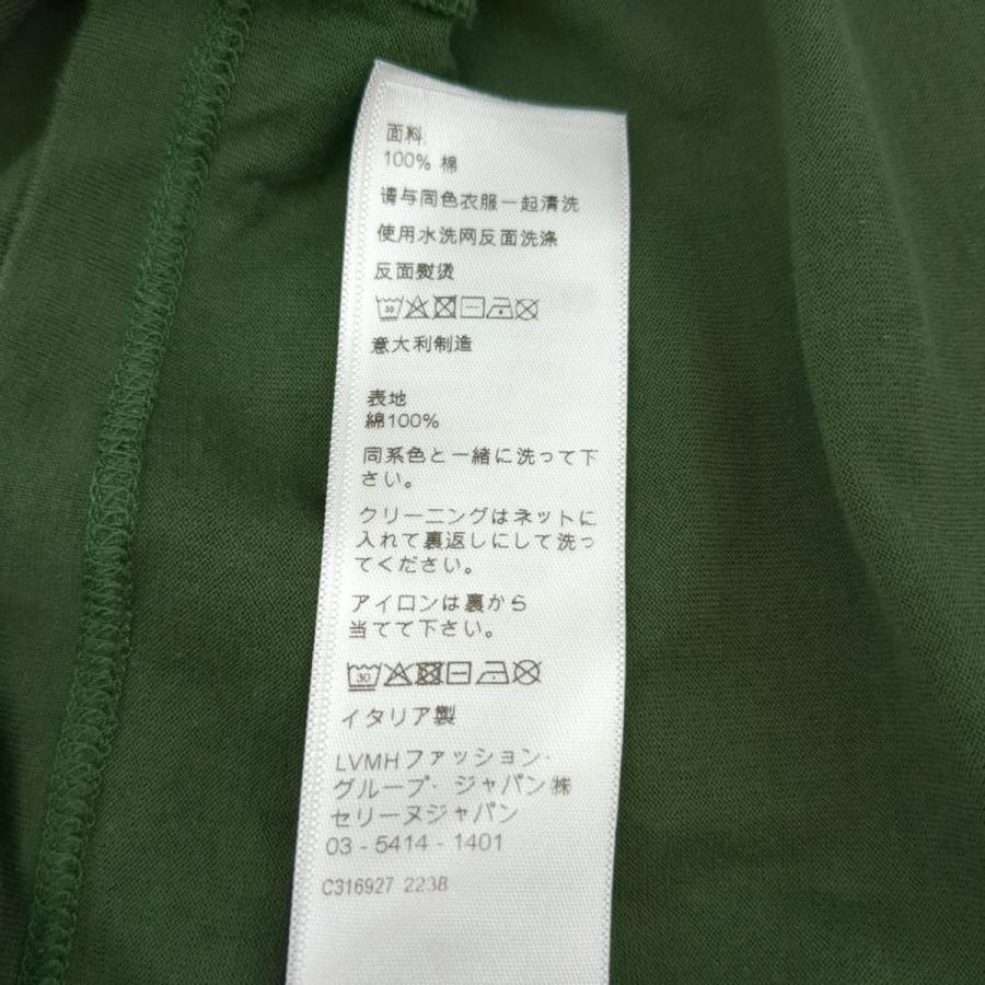 CELINE セリーヌ プリントTシャツ SIZE XS カーキ メンズ 古着 CELINE セリーヌ プリントTシャツ SIZE XS カーキ メンズ 古着