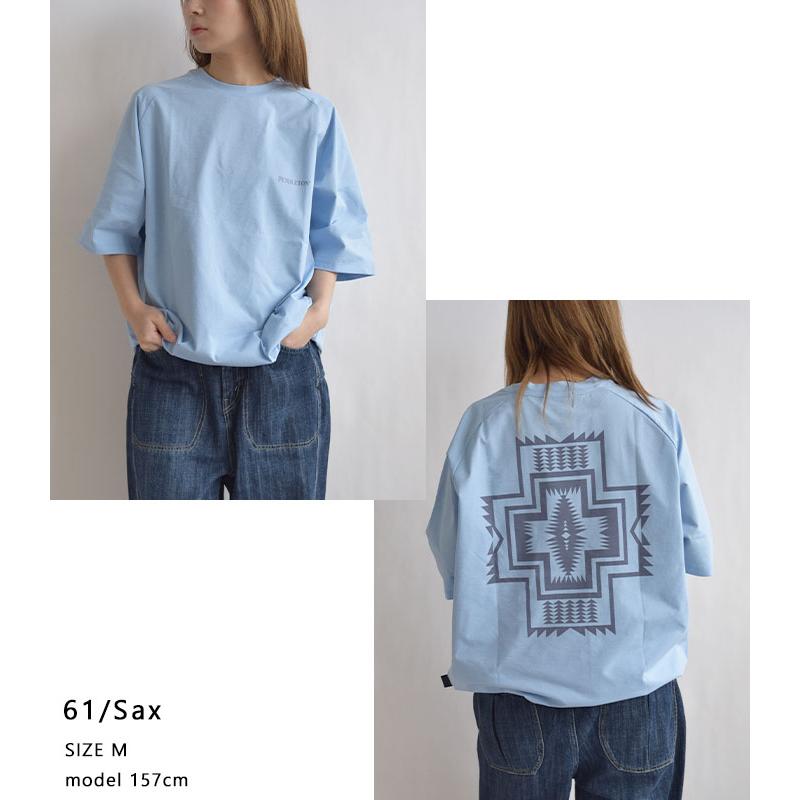 PENDLETON 2025春夏新作 ペンドルトン 半袖 Tシャツ ストレッチ カルキュロ 吸汗 速乾 ドライタッチ 軽量 Back Print Tee メンズ レディース 5275-0010 ...