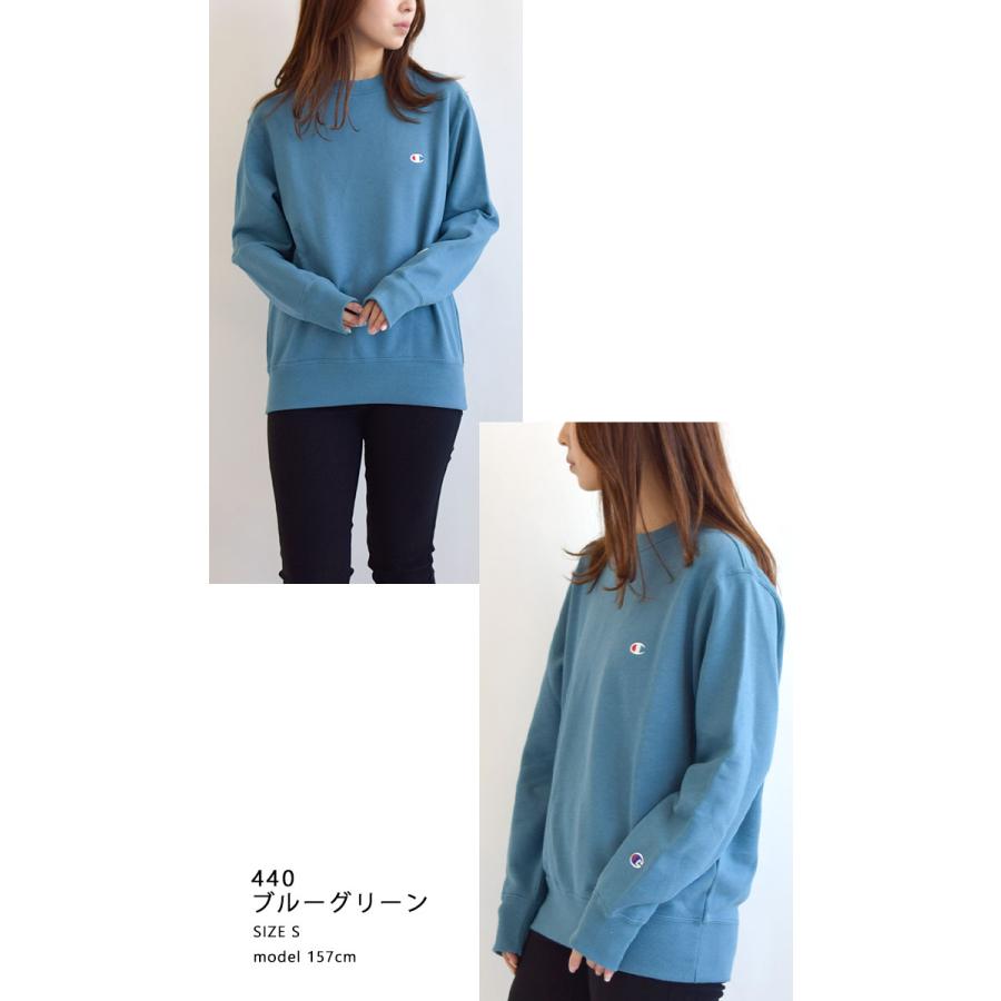 2024秋冬新色追加 チャンピオン トレーナー Champion ワンポイント スウェット クルーネック スウェット 裏毛 裏起毛 Cロゴ メンズ レディース C3-Y035 C3-Y037 ...