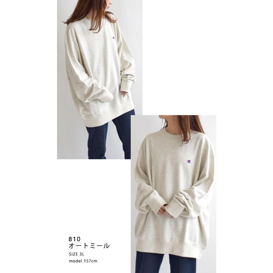 Champion 【2025秋冬新色追加】チャンピオン トレーナー ワンポイント スウェット 大きいサイズ ビッグ メンズ レディース ユニセックス C3-Y035L : piece life ...
