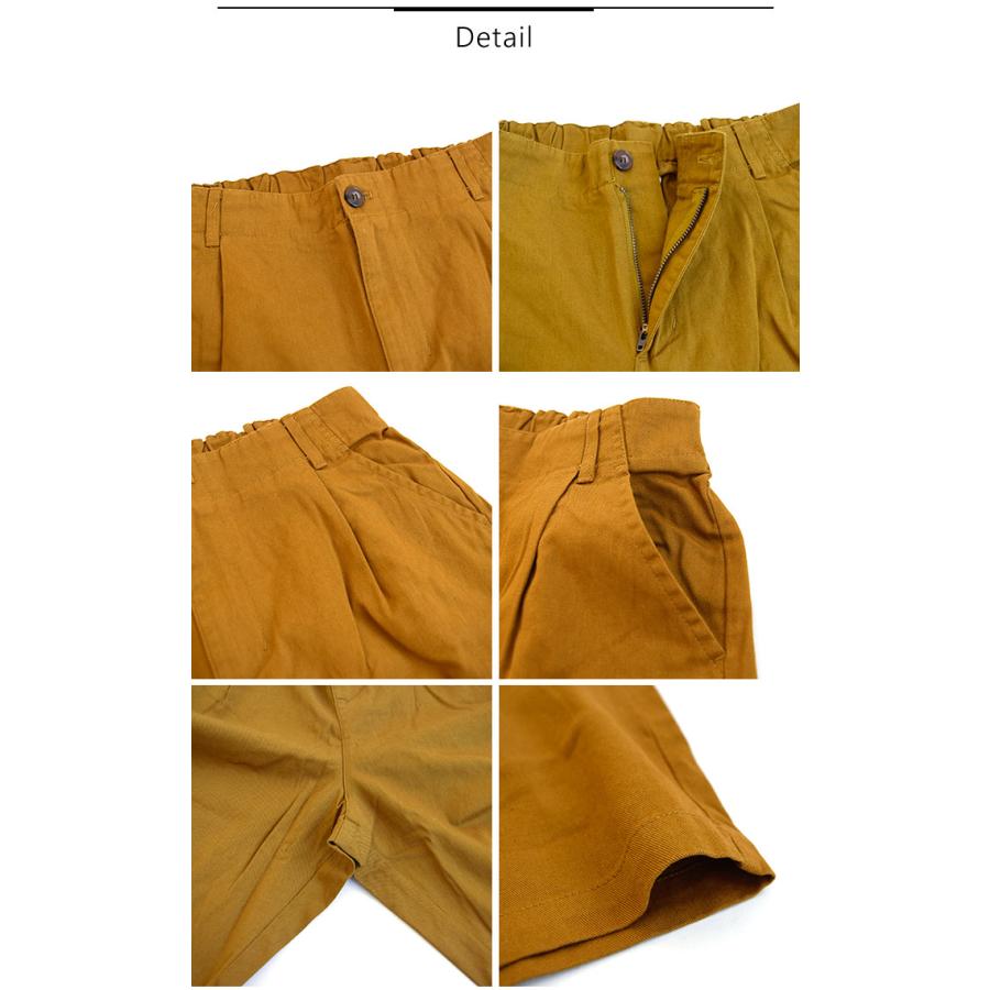 D*g*y レディース ボトムス テーパードパンツ ワイドタックパンツ クロップド丈 ツイル無地 ゆったり dgy 無地 大人かわいい 体型 ...