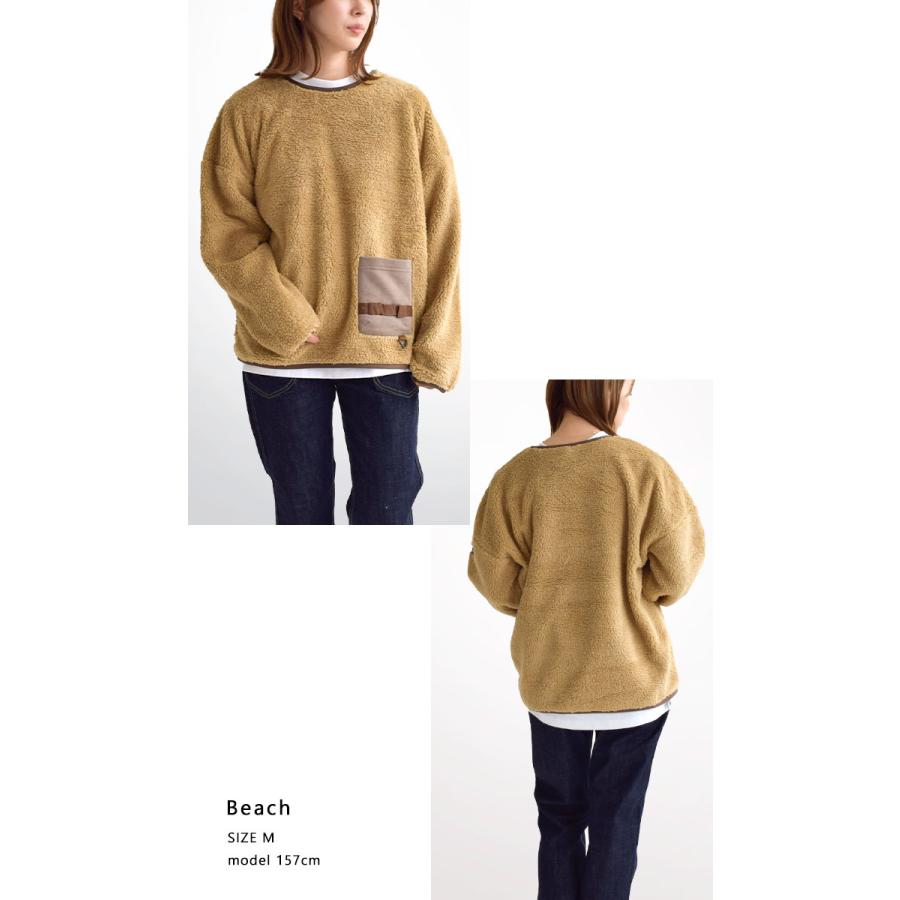 Columbia コロンビア プルオーバー ボア レディース ウィメンズシカゴアベニュークルー クルーネック ポケット付き アウトドア ...