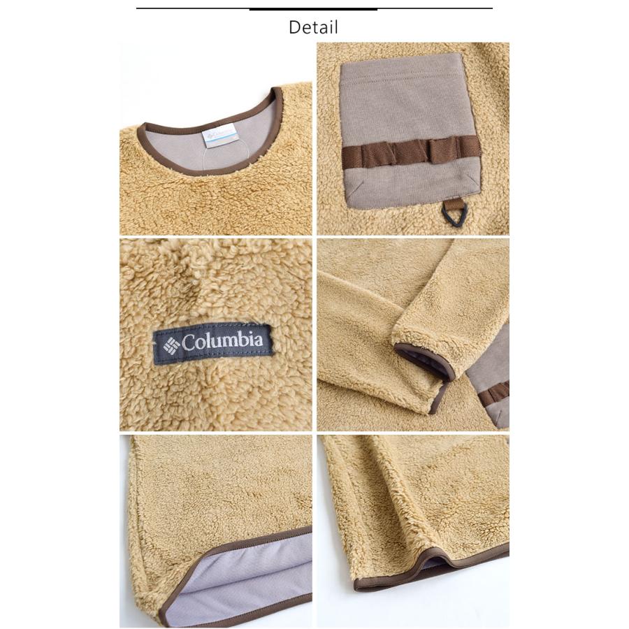 Columbia コロンビア プルオーバー ボア レディース ウィメンズシカゴアベニュークルー クルーネック ポケット付き アウトドア ...