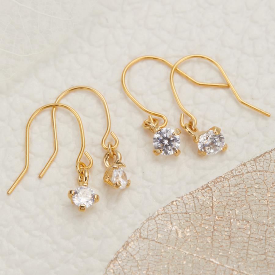 ピアス 日本製 K14ゴールドフィルドフック K14GF 14金 キュービックジルコニア 一粒 2mm 3mm 金属アレルギー対応 爆買 : アクセサリーショップ PIENA - 通販 ...