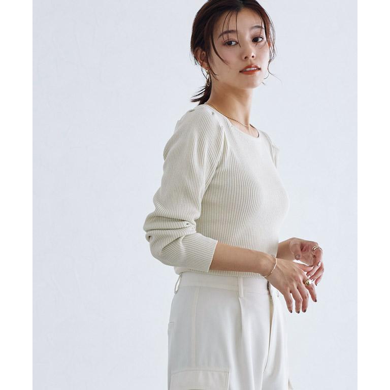marvelous by Pierrot ニット セーター リブトップス 長袖 marvelous by Pierrot ニット セーター リブトップス 長袖