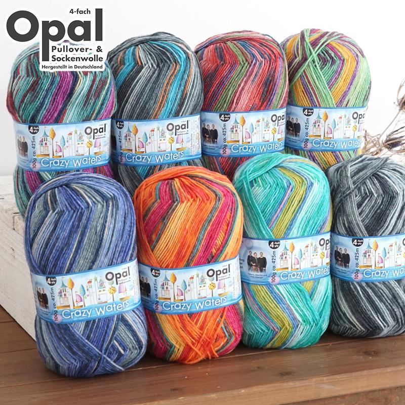 毛糸 【KIN-OPC】 Opal Crazy Waters（クレイジーウォーターズ） 4-ply 中細 1玉 輸入糸 毛糸ピエロ 在庫限り : 毛糸ピエロ Yahoo!店 - 通販 ...