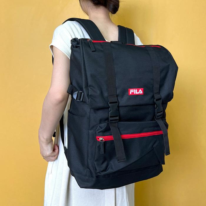 FILA フィラ リュック A4 黒 ブラック おしゃれ 大容量 通勤 通学 巾着 シンプル プレゼント ギフト クリスマス / メール便不可 : cofuri(コフリ) - 通販 ...