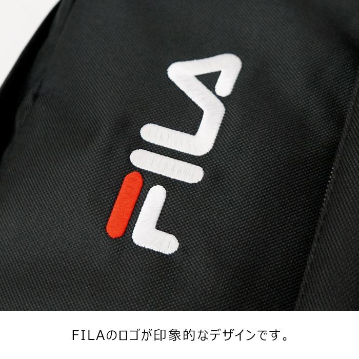 FILA フィラ デイバッグ リュック 大容量 23L A4 ロゴ 黒 ブラック おしゃれ 通勤 通学 シンプル プレゼント ギフト クリスマス / メール便不可 : cofuri(コフリ ...