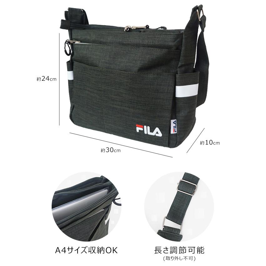 バッグ レディース メンズ ショルダー FILA フィラ A4 多ポケット 多収納 キャリー おしゃれ かわいい ブランド カジュアル かばん 鞄 旅行 通勤 通学 出張 : cofuri(コ ...