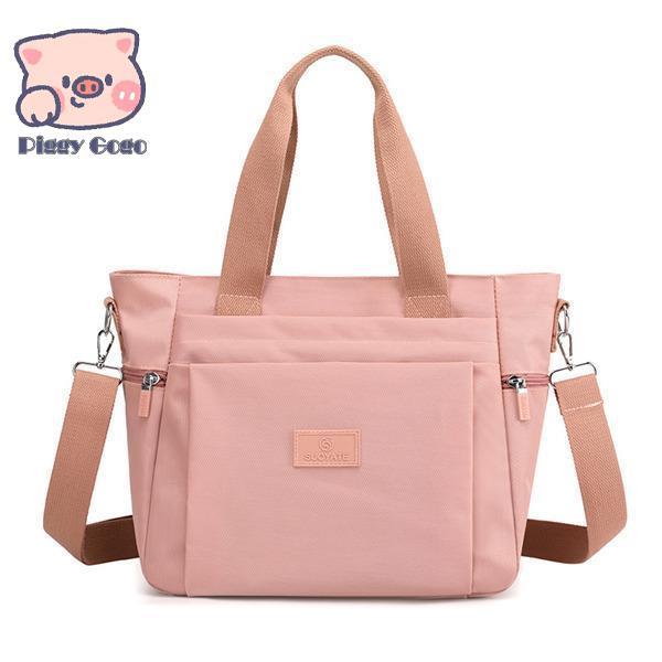 ショルダーバッグ トートバッグ レディース ナイロン 2way 収納 マザーズバッグ 旅行 シンプル 大容量 A4 防水 大きめ 通学 通勤 :dd-0901-bags183:Piggy ...