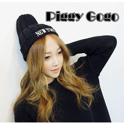 ロゴ入りシンプルニット帽 帽子 ロゴ レディース シンプル無地 カジュアル : Piggy Gogo - 通販 - Yahoo!ショッピング