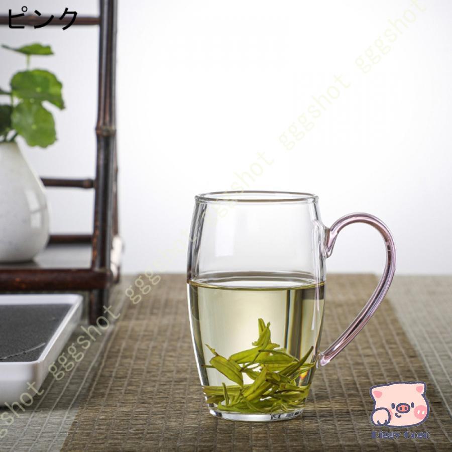 ブランド登録なし 耐熱 グラス マグ 150℃ コップ ガラス かわいい 食器 おしゃれ 360ml 電子レンジ OK マグカップ 持ち手 保温 カップ 透明 ガラス製 北欧 保存容器 ...