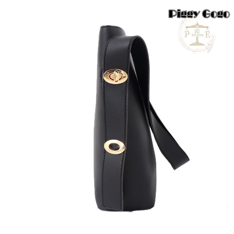 トートバッグ レディース ショルダーバッグ 肩掛け ワンショルダー ポーチ付き ブラック ブラウン : Piggy Gogo - 通販 - Yahoo!ショッピング