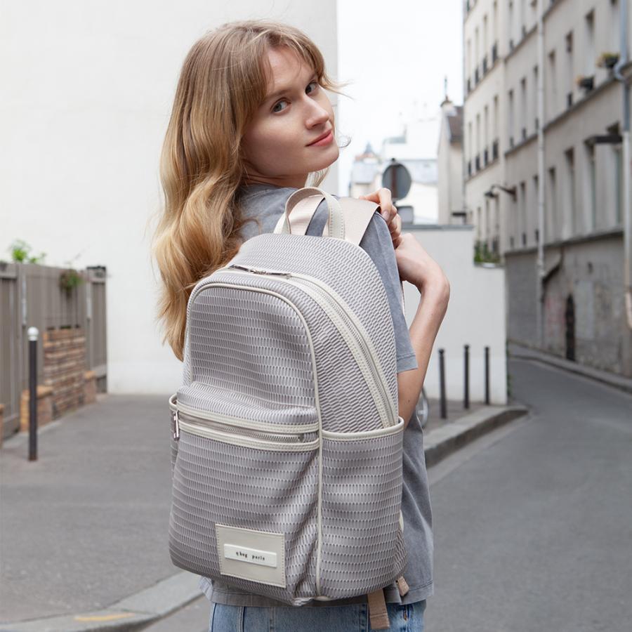 q bag paris バッグインバッグ リュックインバック リュック 縦型 軽量 自立 バックインバック A4 B5 収納 ポケット 小さめ 大きめ 大容量 qbag louvre ルーブル ...