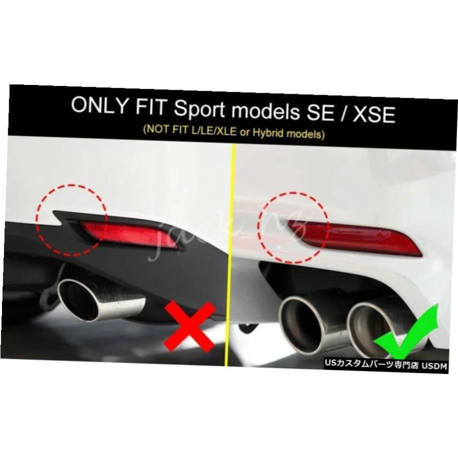 クロームメッキ For 2018-2020 Toyota Camry SE/XSE/TRD Bumper Reflector Surrounds F : PIGUETオンラインストア - 通販 ...