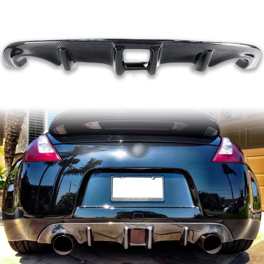 日産用 フェアレディZ 6代目 Z34 カーボン リア ディフューザ スポイラー 両側2本出しマフラー 2008-2012 :RF-51426:Piいい - 通販 - Yahoo!ショッピング