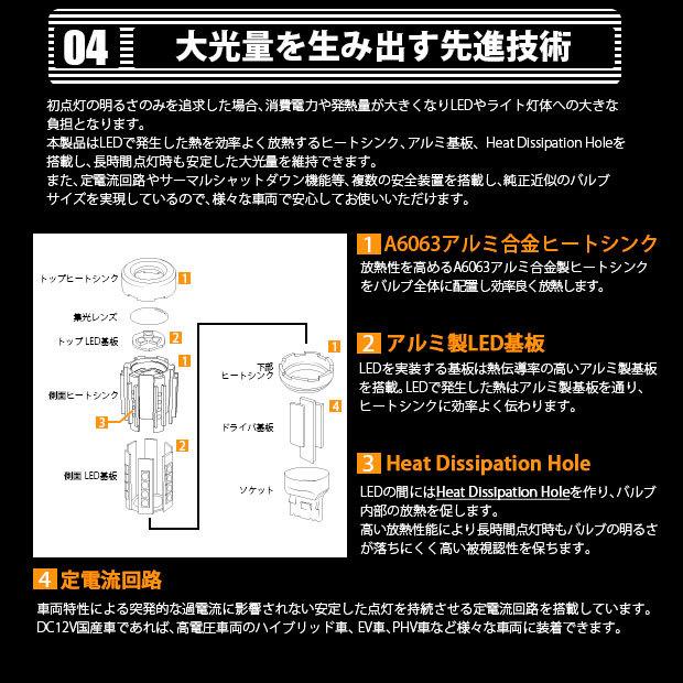 ピカキュウ T20S LED トヨタ カローラクロス (ZSG/ZVG 10系) 対応 Rウインカーランプ マグナム 600lm ウェッジシングル ピンチ部違い アンバー 2個 11-I-10 ...