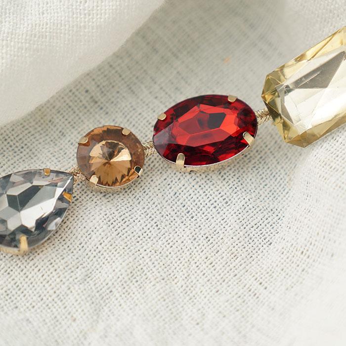 クリスマスツリー オーナメント 飾り 北欧 KAEMINGK (カイミング) ラインストーン ストラスストーン ドロップオーナメント レッド×グレー (1) (522909) : ピカキュウ ...