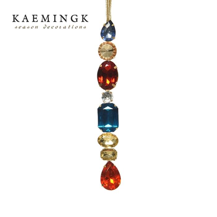 クリスマスツリー オーナメント 飾り 北欧 KAEMINGK (カイミング) ラインストーン ストラスストーン ドロップオーナメント レッド×ブルー (2) (522909) : ピカキュウ ...