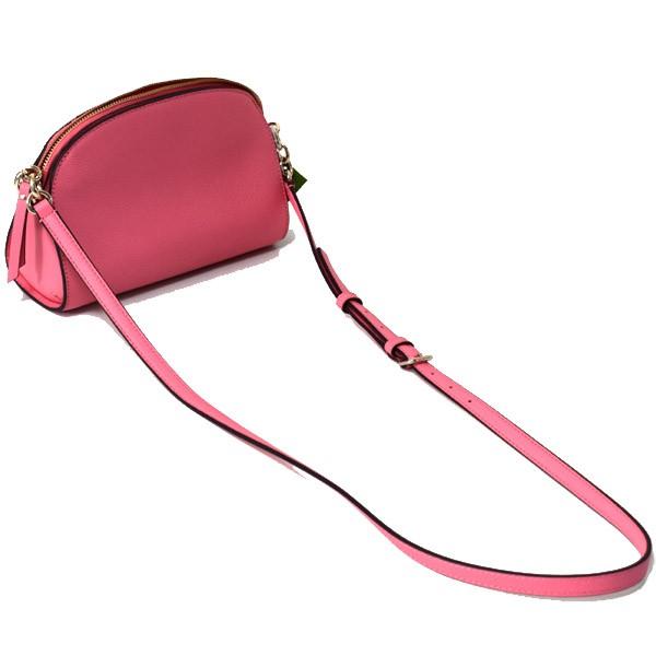 ケイトスペード バッグ　katespade ペブルレザー ラーチモント アベニュー ドーム型 斜めがけ クロスボディ ショルダー バッグ ピンク 5765 kate spade NEW YORK（ケイト・スペード ニューヨーク） ケイト