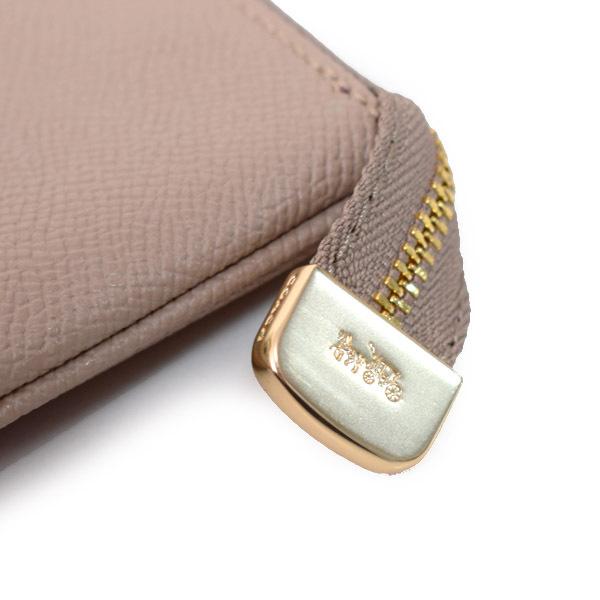 COACH コーチ バッグ クロスグレインレザー ラージ リストレット チェーン ロゴ クラッチ ポーチ トープ 73044 : ブランド専門 ...