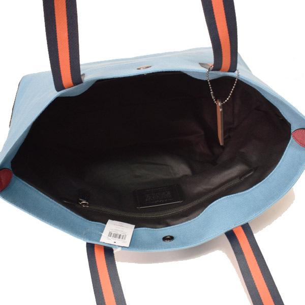 COACH（コーチ） バッグ キャンバス ぺブルレザー トート カラー