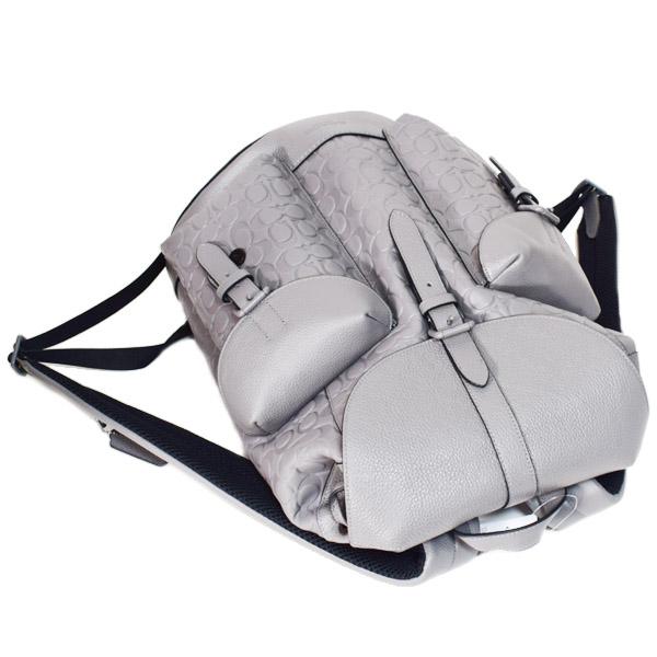 COACH（コーチ） メンズ バッグ レザー 型押し シグネチャー ワーナー