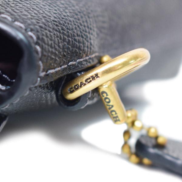 COACH（コーチ） バッグ クロスグレインレザー ロゴ ウィン リスト