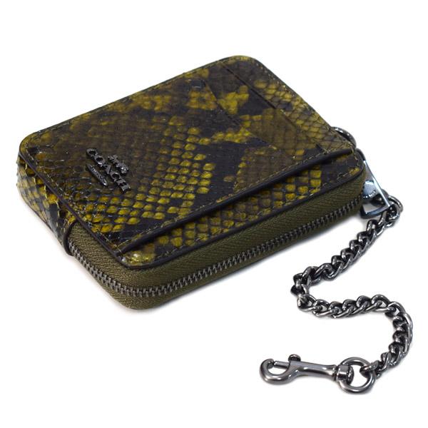 COACH（コーチ） カードケース パイソン レザー アニマル スネーク