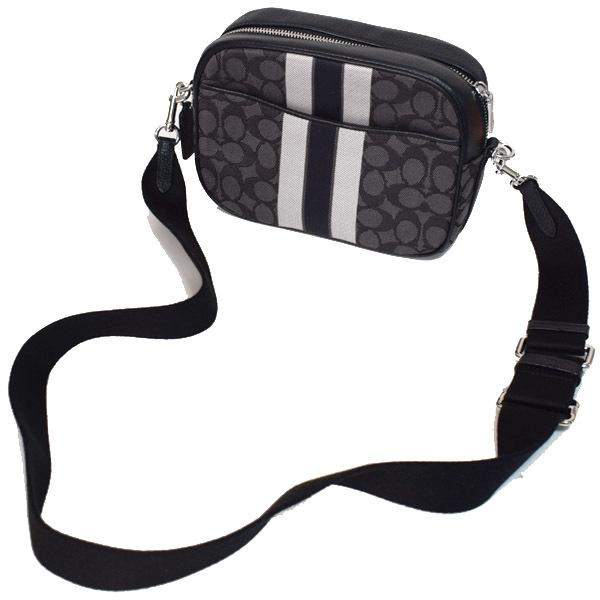 COACH（コーチ） バッグ ジャガード ぺブルレザー シグネチャー カメラ