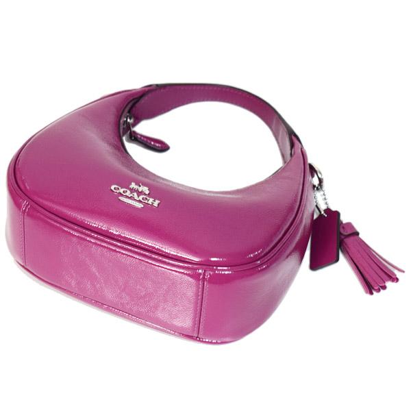 COACH コーチ バッグ パテントレザー 三日月型 カルメン ミニ COACH コーチ バッグ パテントレザー 三日月型 カルメン ミニ