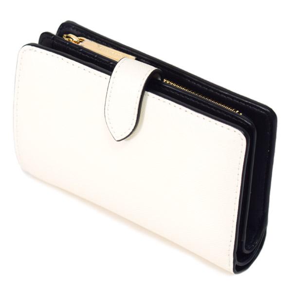 ケイトスペード 財布 katespade レザー パフィ ハート ロゴ ミディアム ウォレット 二つ折り コンパクト財布 メレンゲマルチ KK182 kate spade NEW YORK（ケイト・スペード ニューヨーク） ケイト