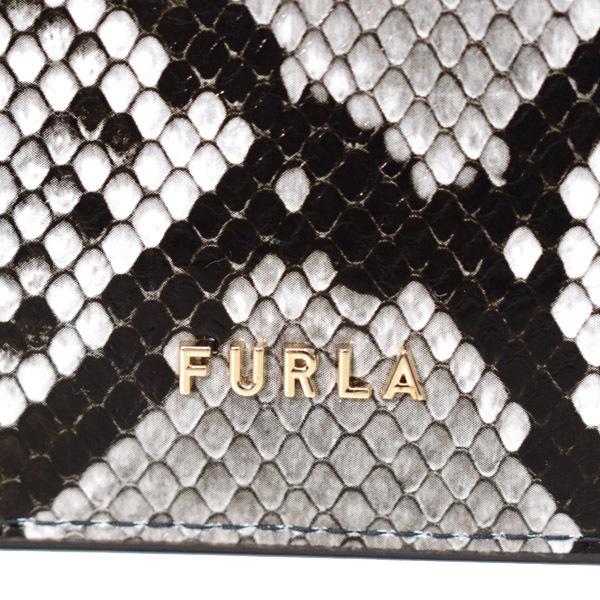 FURLA（フルラ） カードケース パイソン レザー 名刺入れ 定期入れ