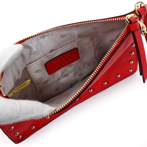 ケイトスペード バッグ katespade レザー スタッズ リベット 2way クラッチ クロスボディ 斜めがけ ショルダーバッグ ピクニックレッド VCRU1006 kate spade NEW YORK（ケイト・スペード ニューヨーク） ケイト