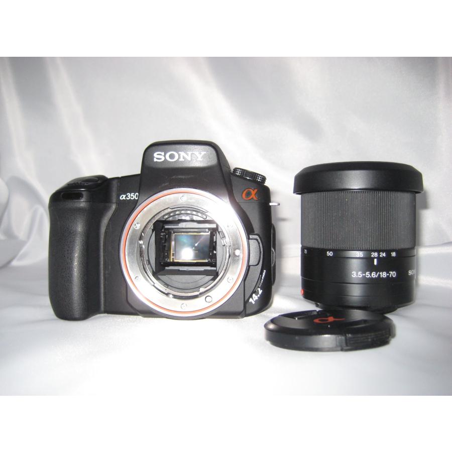 SONY デジタル一眼レフ α350 レンズキット DT 18-70mm F3.5-5.6付属 DSLR-A350K : Pineapple Base - 通販 - Yahoo!ショッピング