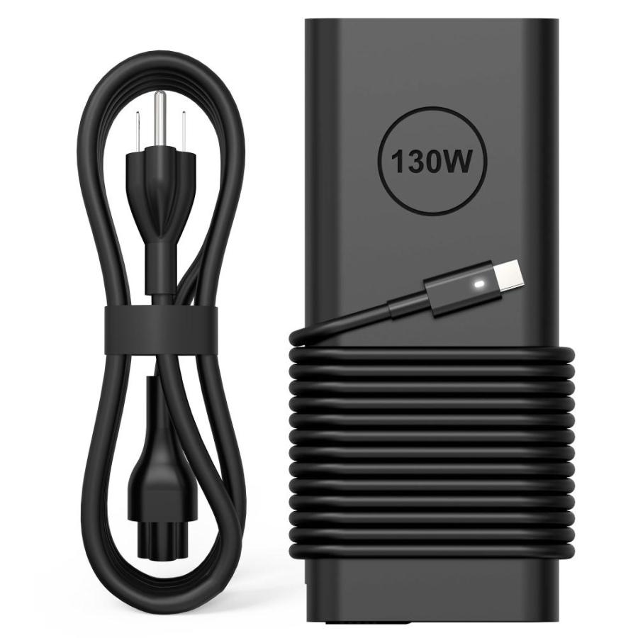 130W USB Type C Laptop Charger AC Adapter for Dell XPS 15 17 2in1 9575 ...
