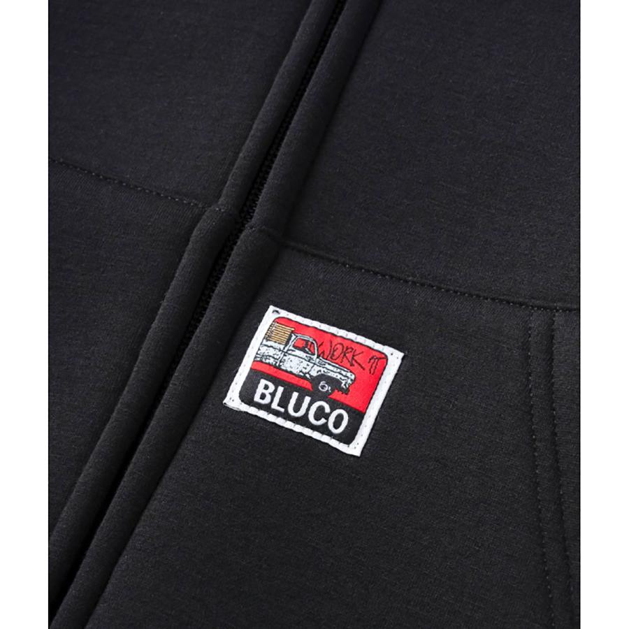 BLUCO（ブルコ） ☆セールプライス!!☆ OL-13-020 BONDING KNIT ZIP HOODIE 3色(CAM/NVY/BLK ...