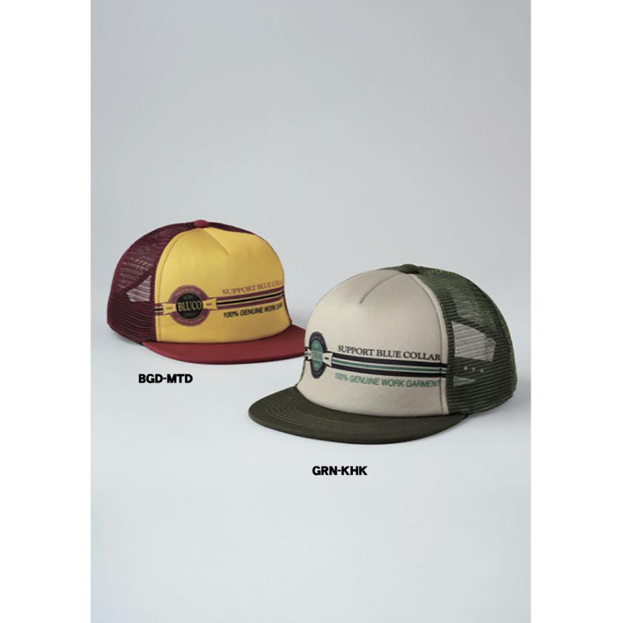 BLUCO（ブルコ） OL-215-022 MESH CAP -Enterprise- 4色(BLK-GRY/BGD-MTD/GRN-KHK ...