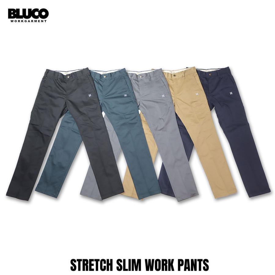 BLUCO（ブルコ） OL-41-007 STRETCH SLIM WORK PANTS 5色(BLACK/BLUCO BLUE/GRAY ...