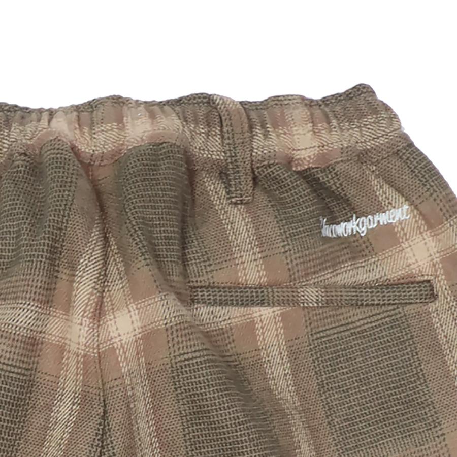 BLUCO（ブルコ） OL-41-044 OMBRE CHECK WARM EASY PANTS 2色(BLACK