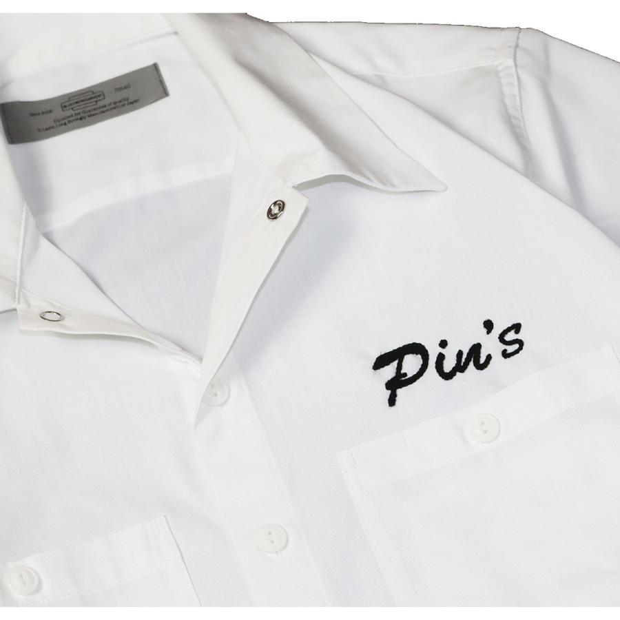 BLUCO（ブルコ） Pin's カスタムワークシャツ -Chain stitch embroidery-☆送料無料☆ : Pins ...