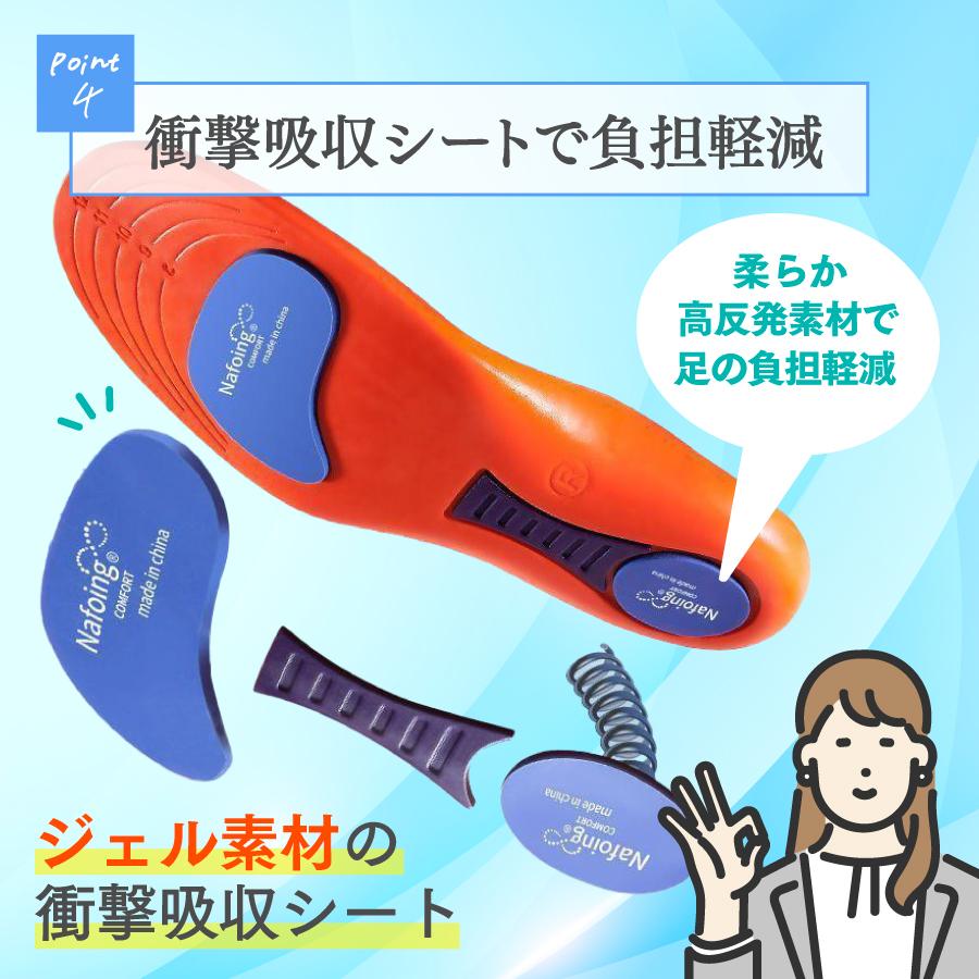 インソール 2足セット 疲れない 中敷き 衝撃吸収 スニーカー 靴 疲労軽減 ウォーキング ランニング 立ち仕事 扁平足 スポーツ 姿勢矯正 ...