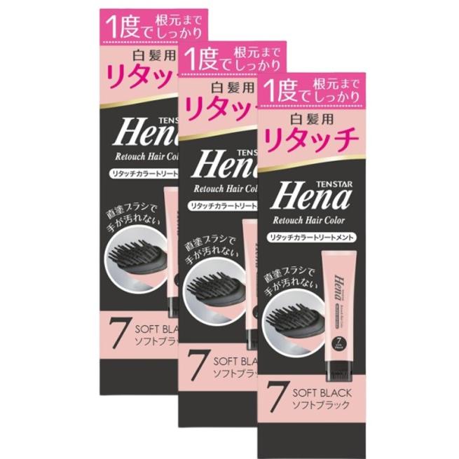 テンスター 配送料無料 ヘナリタッチカラートリートメント ソフトブラック1個入×3個セット(LP-YC) : Piony-パイオニー ヤフー店 - 通販 - Yahoo!ショッピング