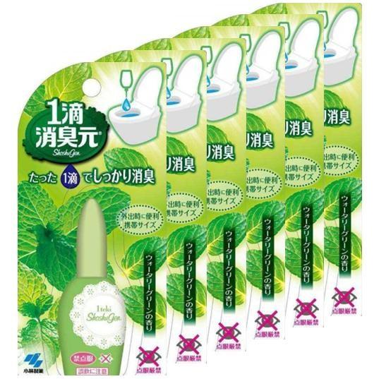 小林製薬 配送料無料 1滴消臭元 ウォータリーグリーンの香り 20mL×6個セット(298) : Piony-パイオニー ヤフー店 - 通販 ...