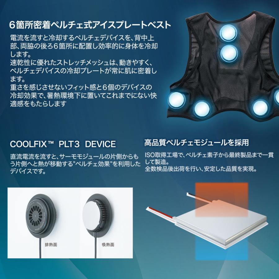 【特価★すぐに発送】 アタックベース 2025年 6ヶ所冷却 ペルチェベスト 30010 ひんやり 冷却 冷たい プレート 作業着 作業服 熱中症 : ワークルYahoo!店 - 通販 ...